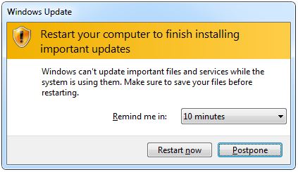Disable the Automatic Updates Popup - PCTech